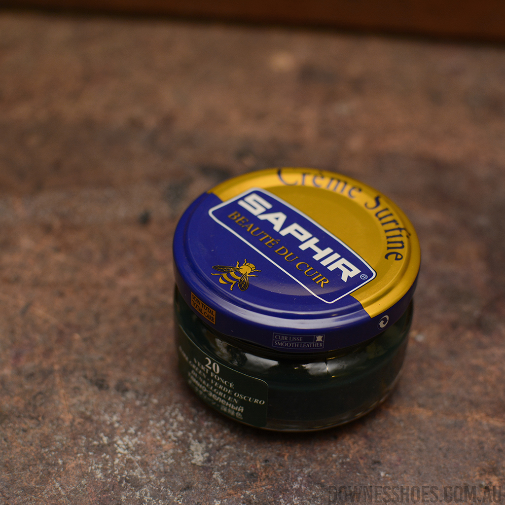 Saphir Shoe Cream Surfine Dark Green 50ml — Downes