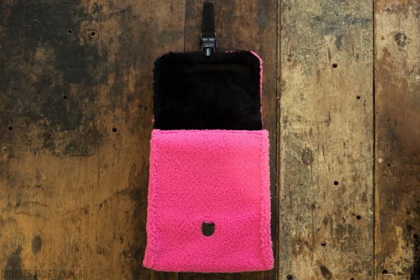 Lux Borg Clash Pink Fluffy Mini Backpack — Downes