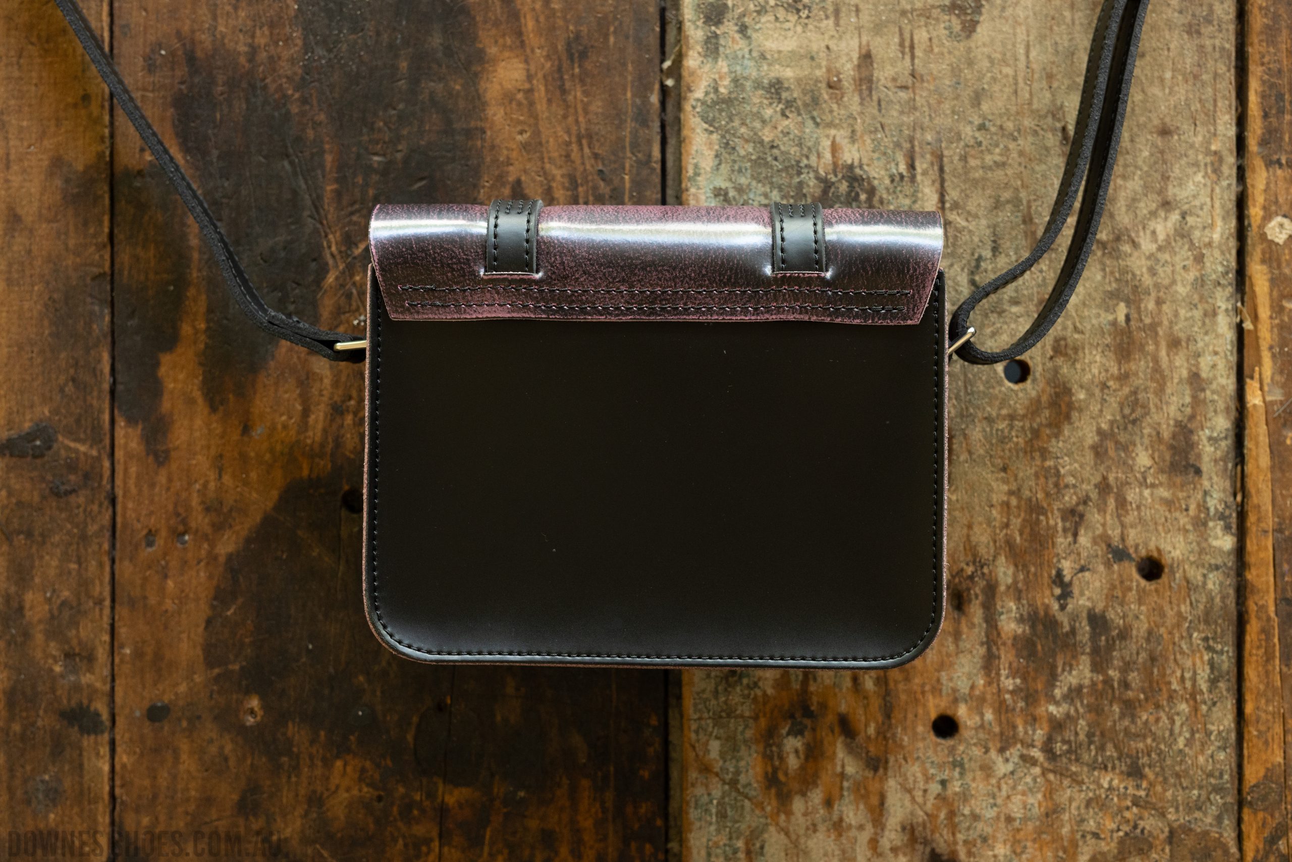 Pink & Black Arcadia 7" Satchel — Downes