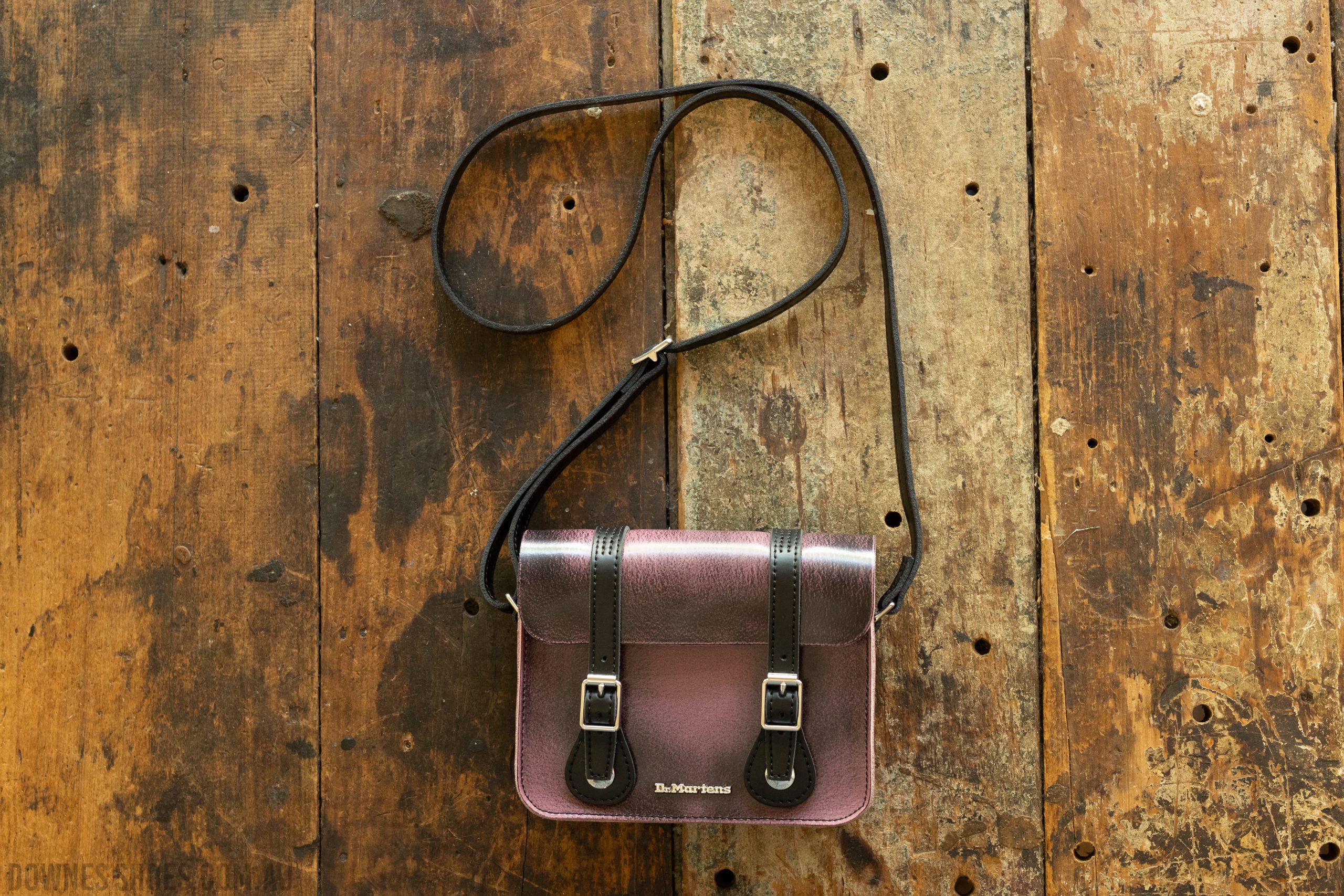 Pink & Black Arcadia 7" Satchel — Downes