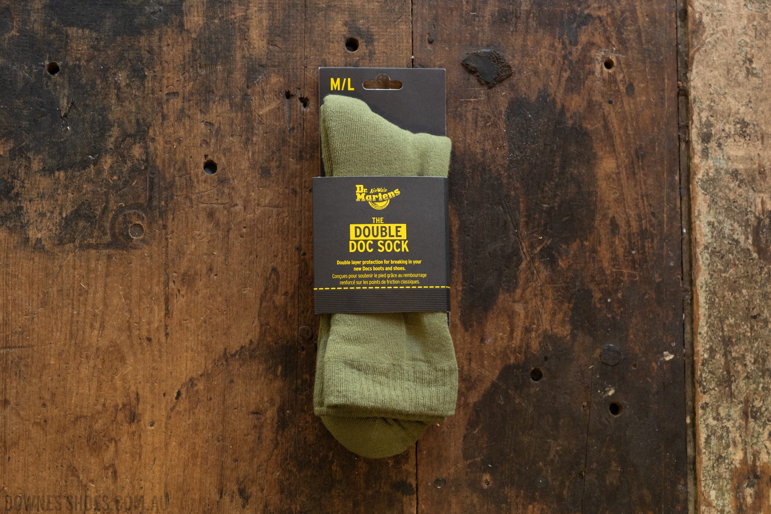 Dr Martens Muted Olive Double Doc Sock — Downes