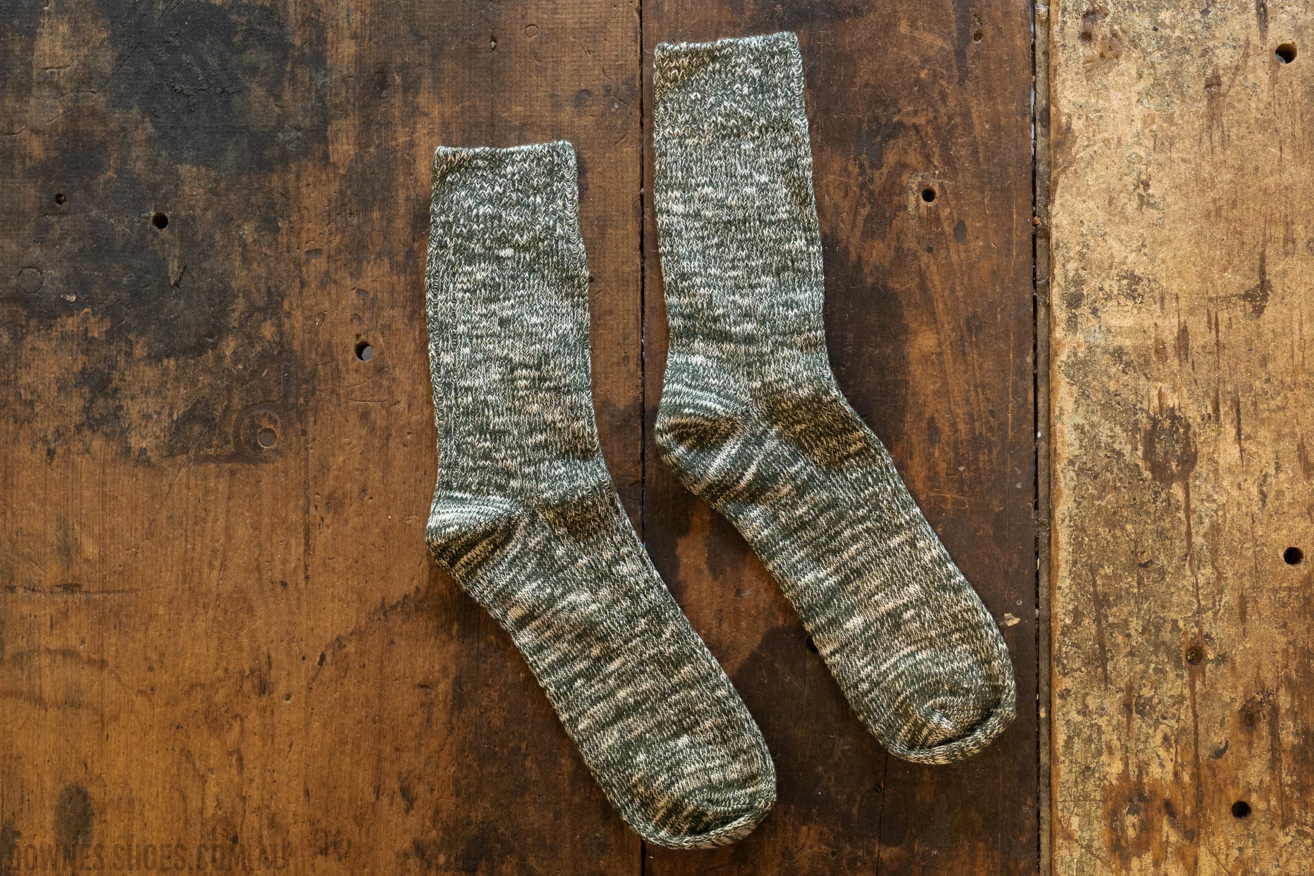 Solovair Cotton Fleck Socks Racing Green — Downes