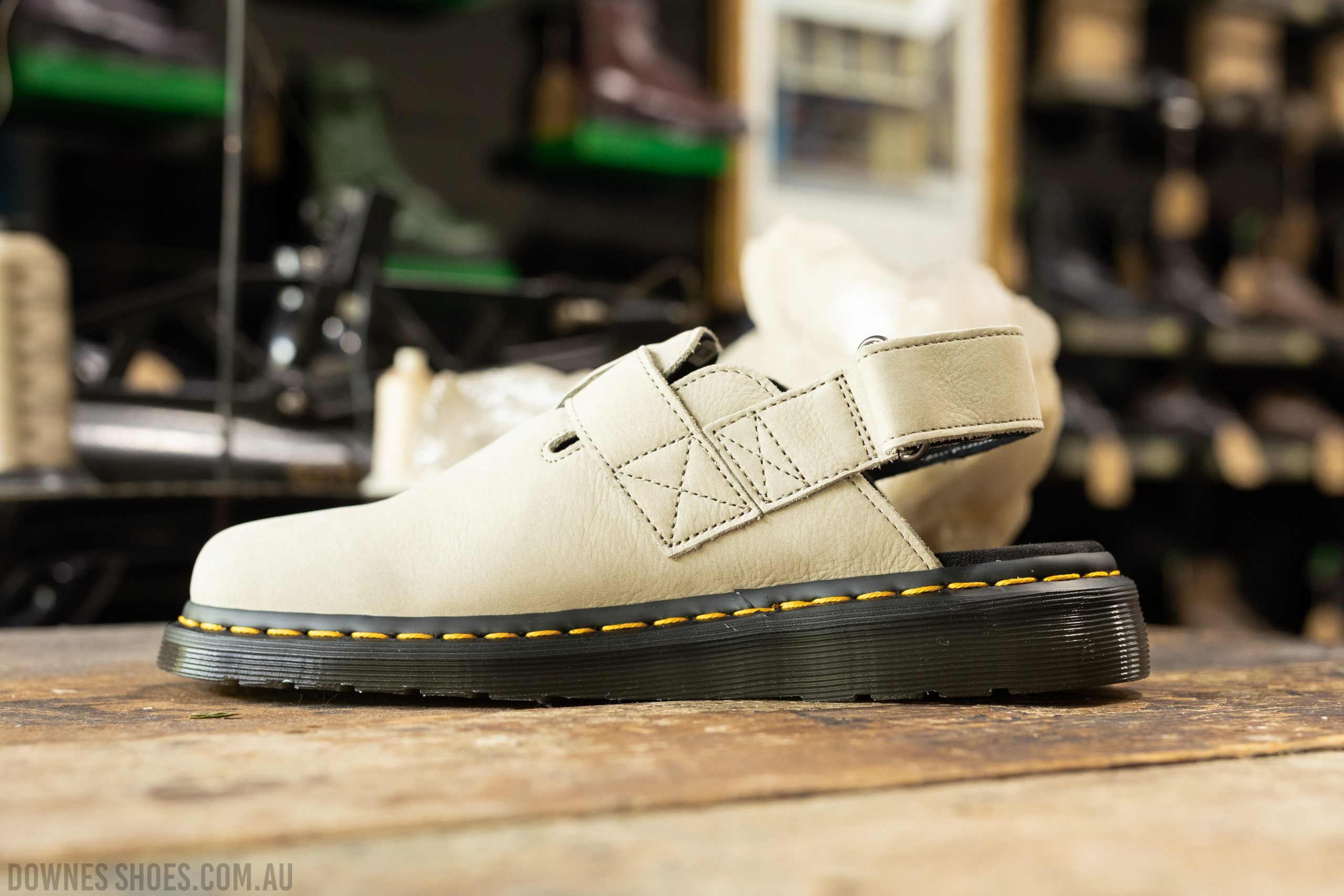 Jorge II Warm Stone Buttersoft Slingback Sandal — Downes