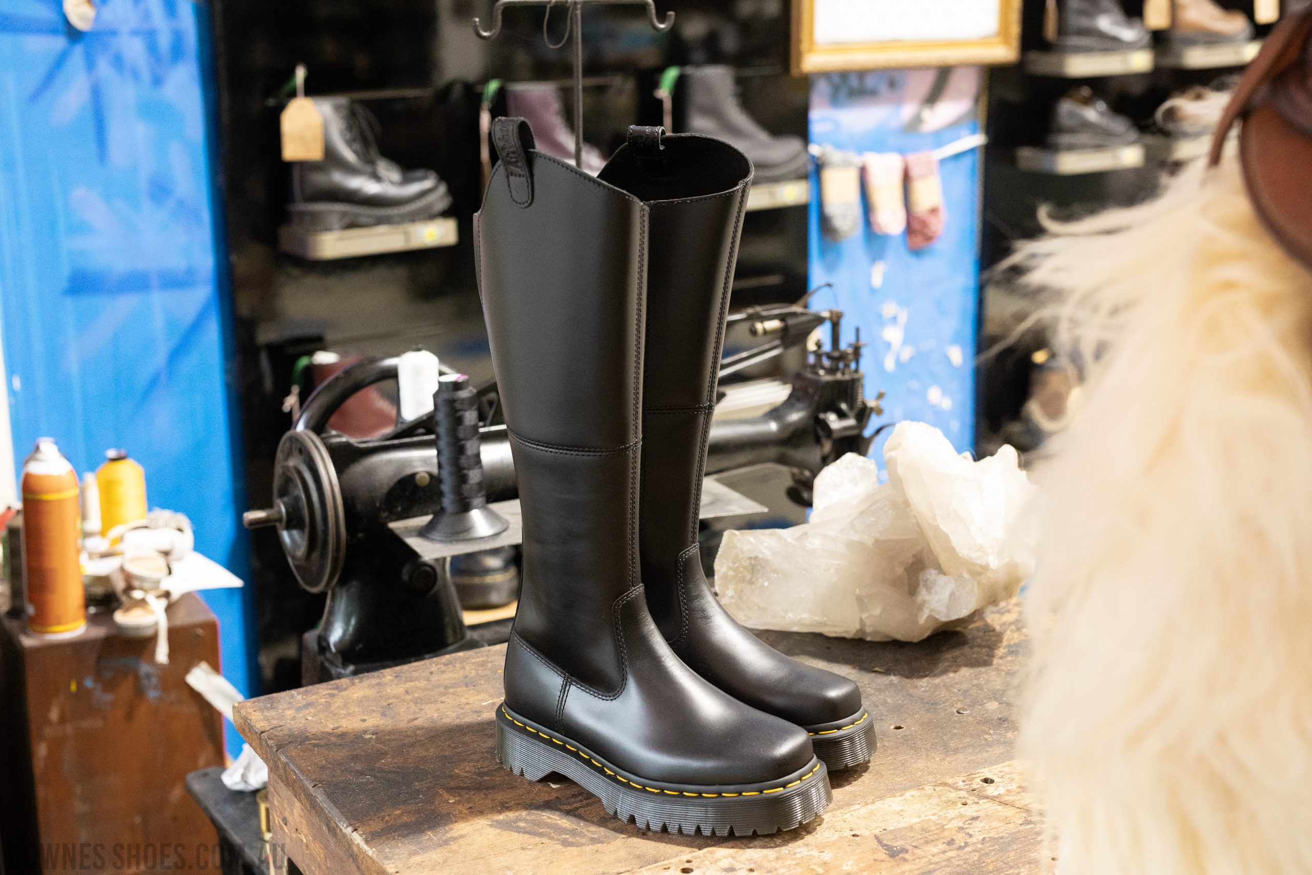 Amaayah Hi Black Orleans Riding Boot — Downes