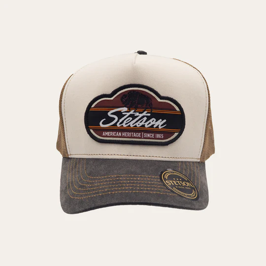 Stetson Bison Trucker Cap Tan — Downes